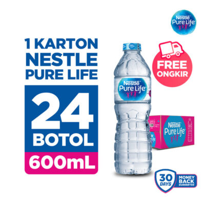 Nestle Pure Life 600 mL isi 24 - Nestle Pure Life